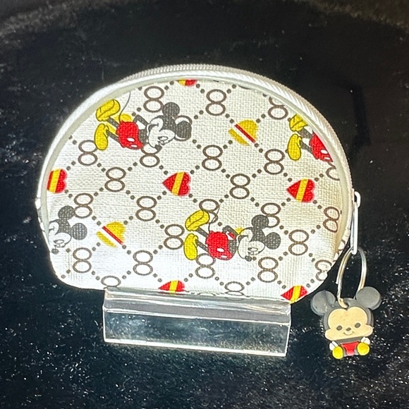 Accessories | 525mickey Mouse Kids Coin Purse White And Yellow | Poshmark